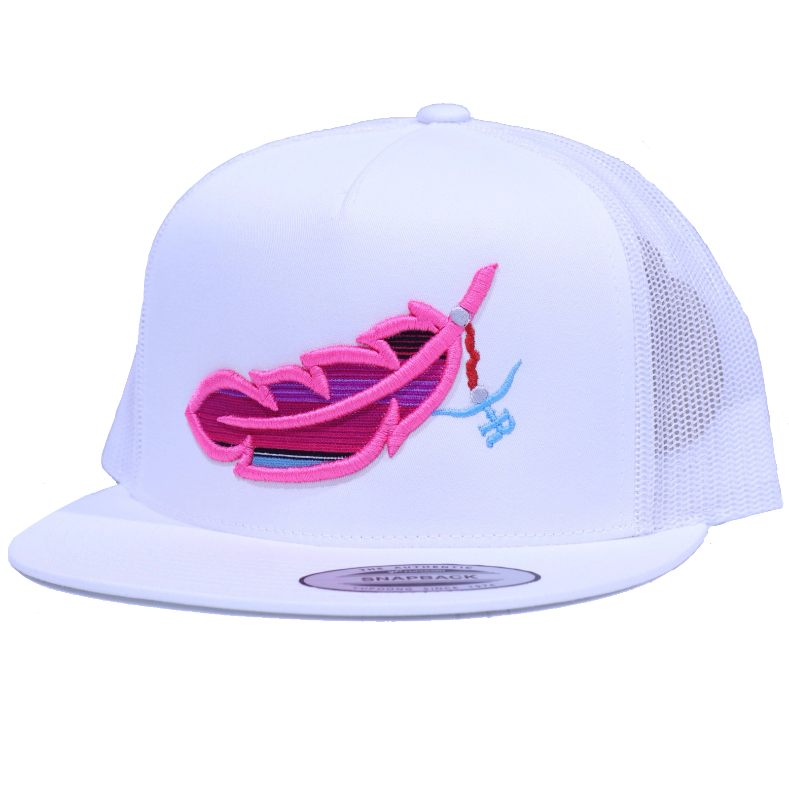 “Feathered Outlaw” -Hot Pink Feather – The Rancher Hat Co.