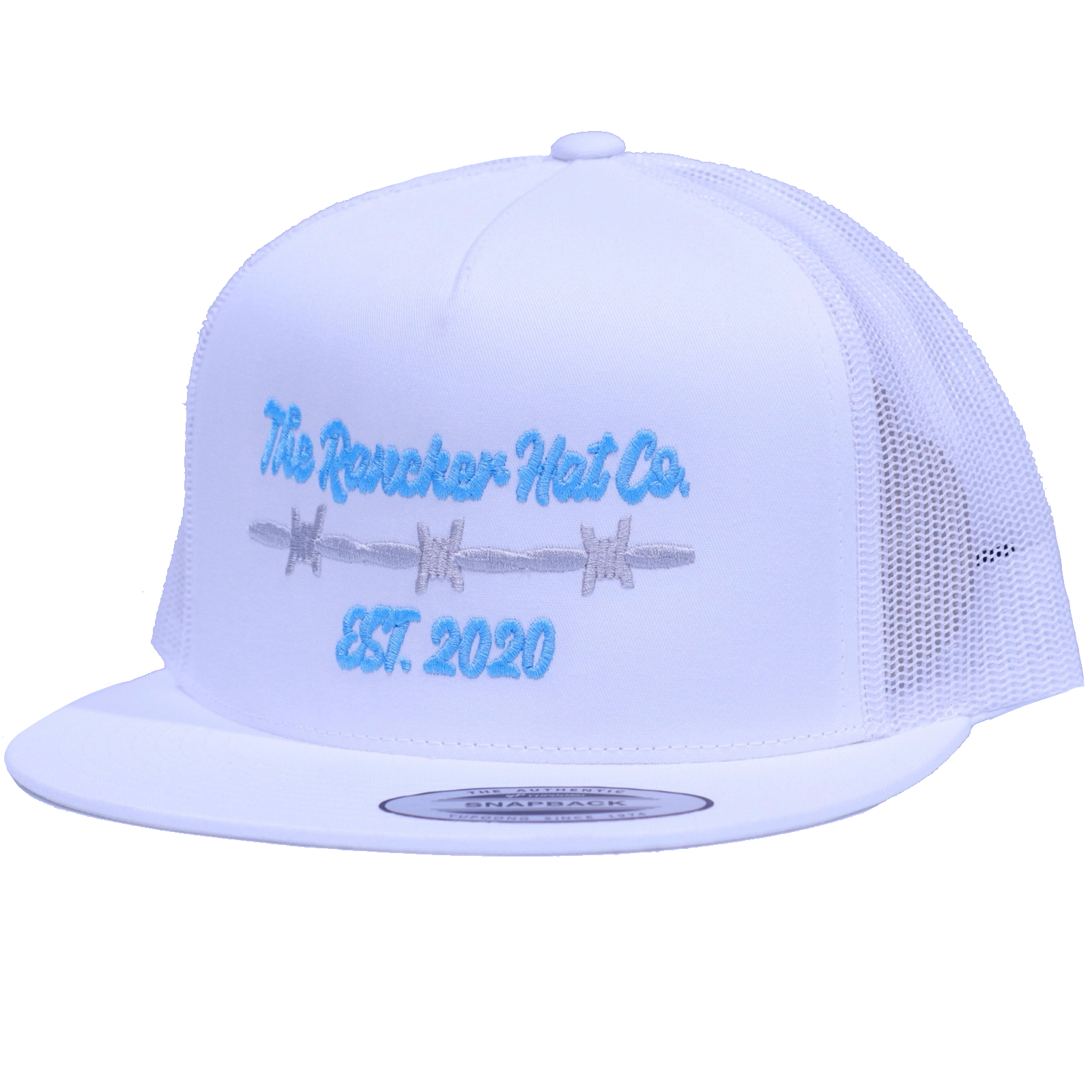 “Barbed Wire”Blue(white) – The Rancher Hat Co.